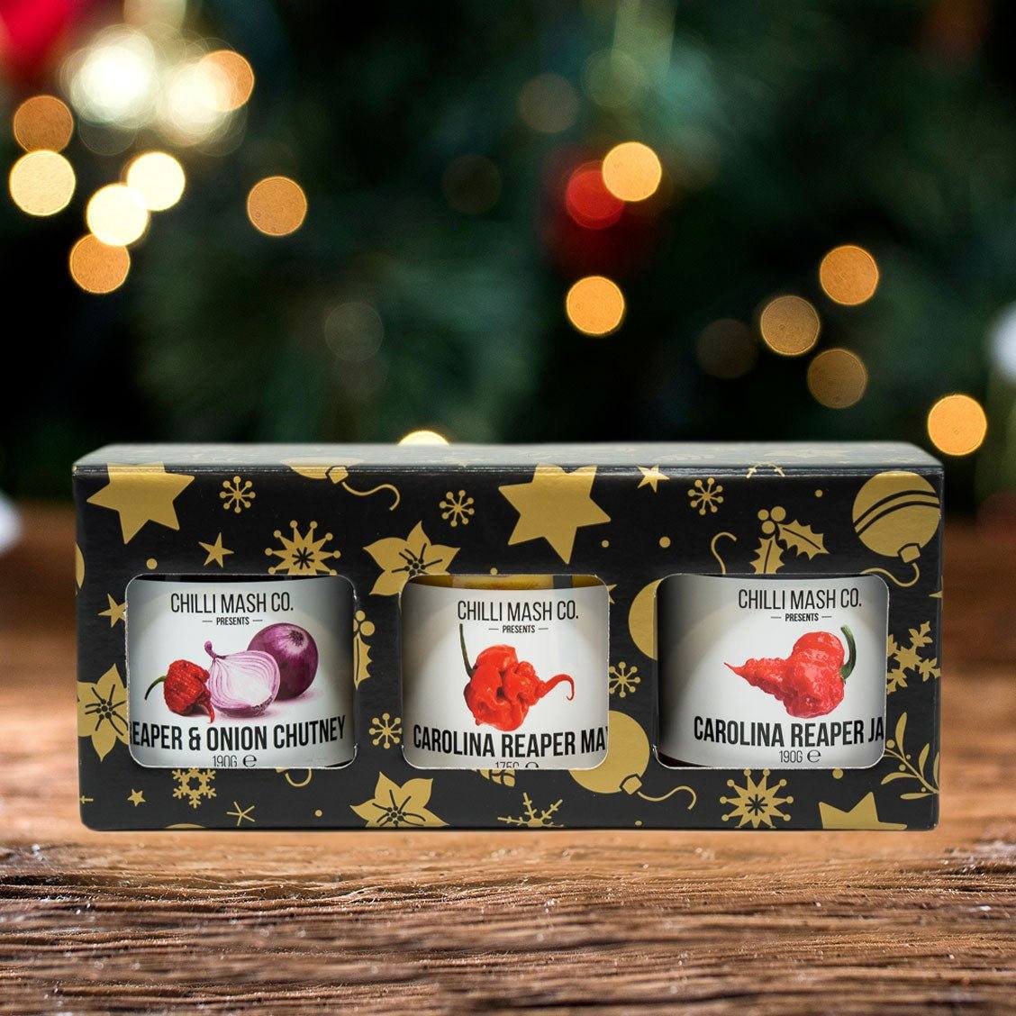 The Reaper Trio - 3x 190g Carolina Reaper Chilli Infusions | Chili Mas