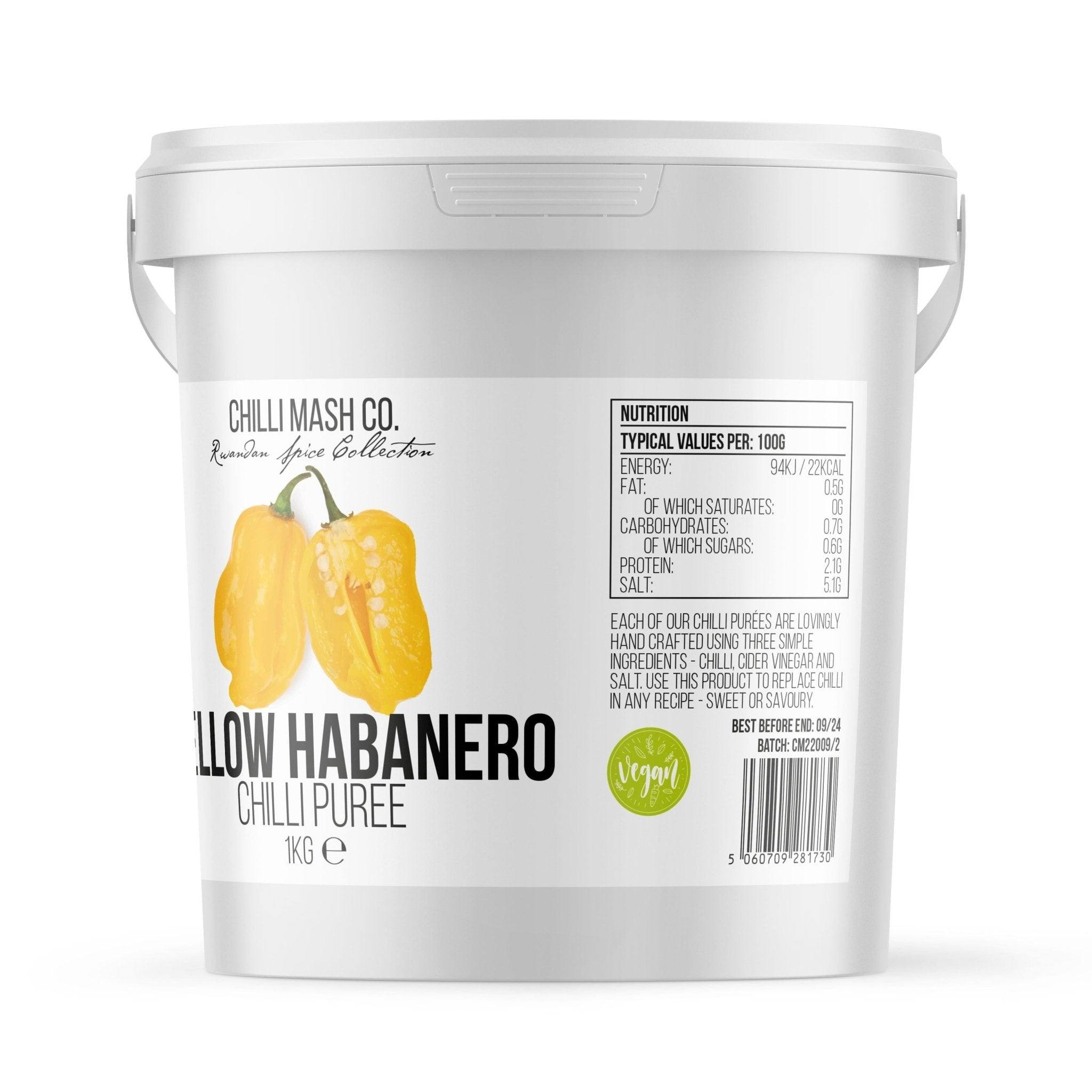Gele Habanero Chili Puree | 1kg | Chili Mash Company